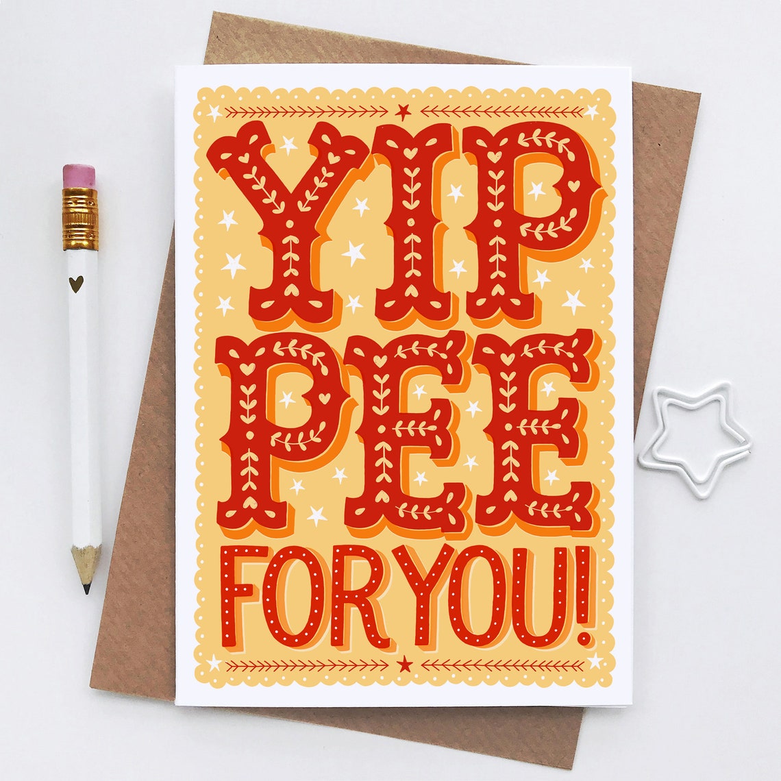 Yippee for You Congratulations Card - Etsy