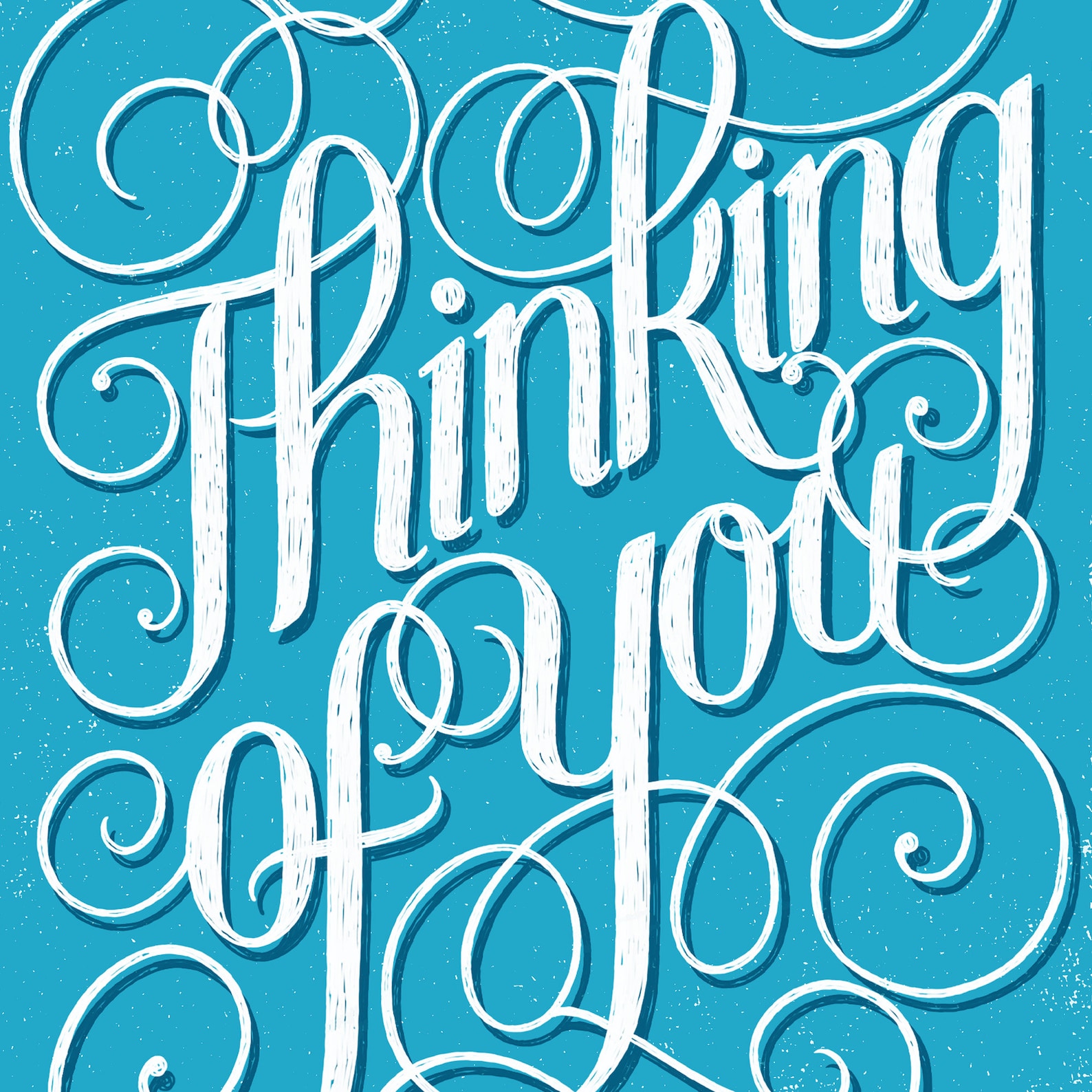 Thinking of You Card | Etsy