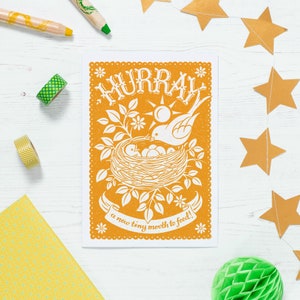 New Baby Bird Card - Etsy