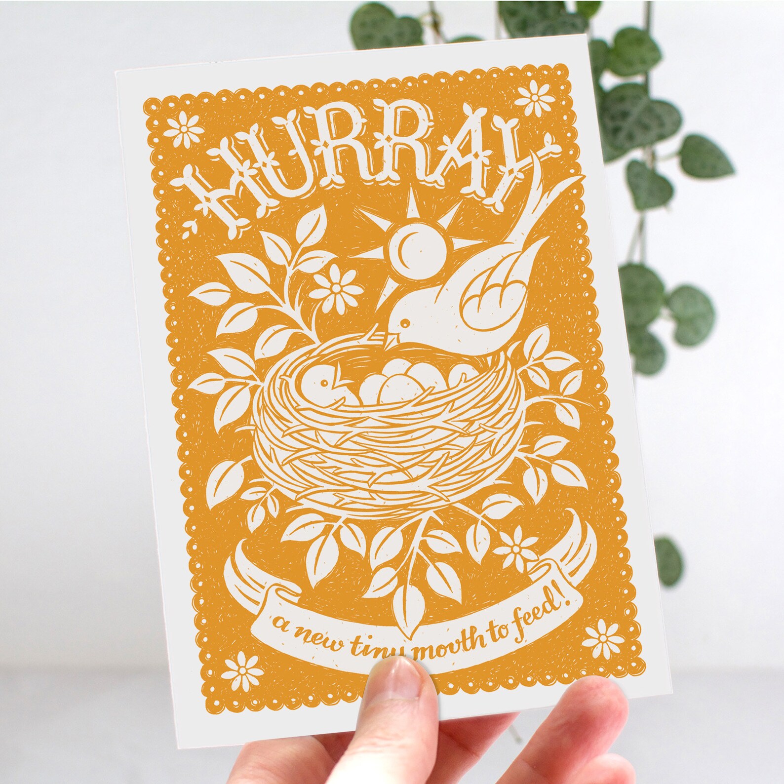 New Baby Bird Card - Etsy