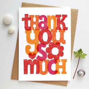 Thank You Card - Etsy