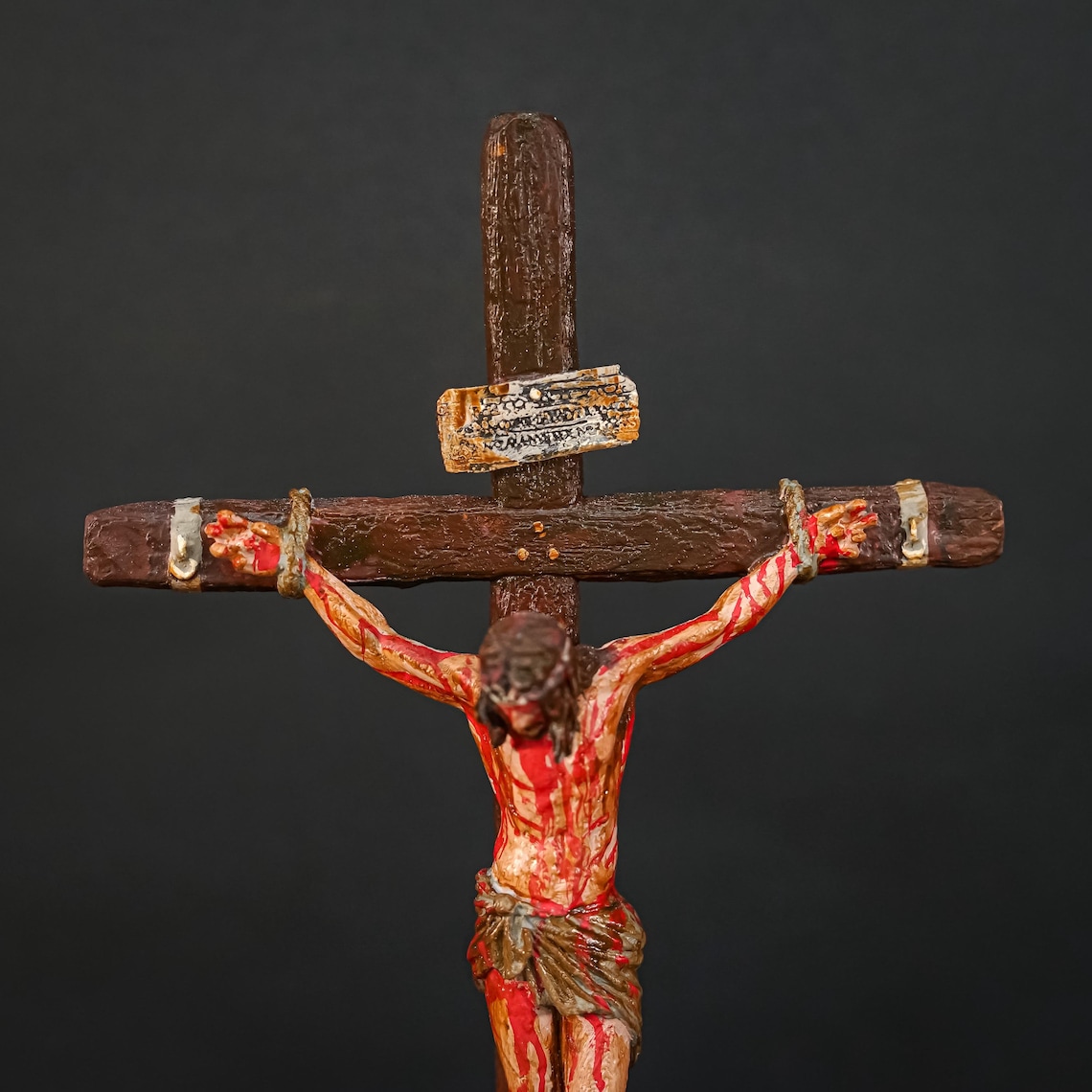 Vintage Large Corpus Christi Jesus Figurine - Jesus Sculpture - Table ...