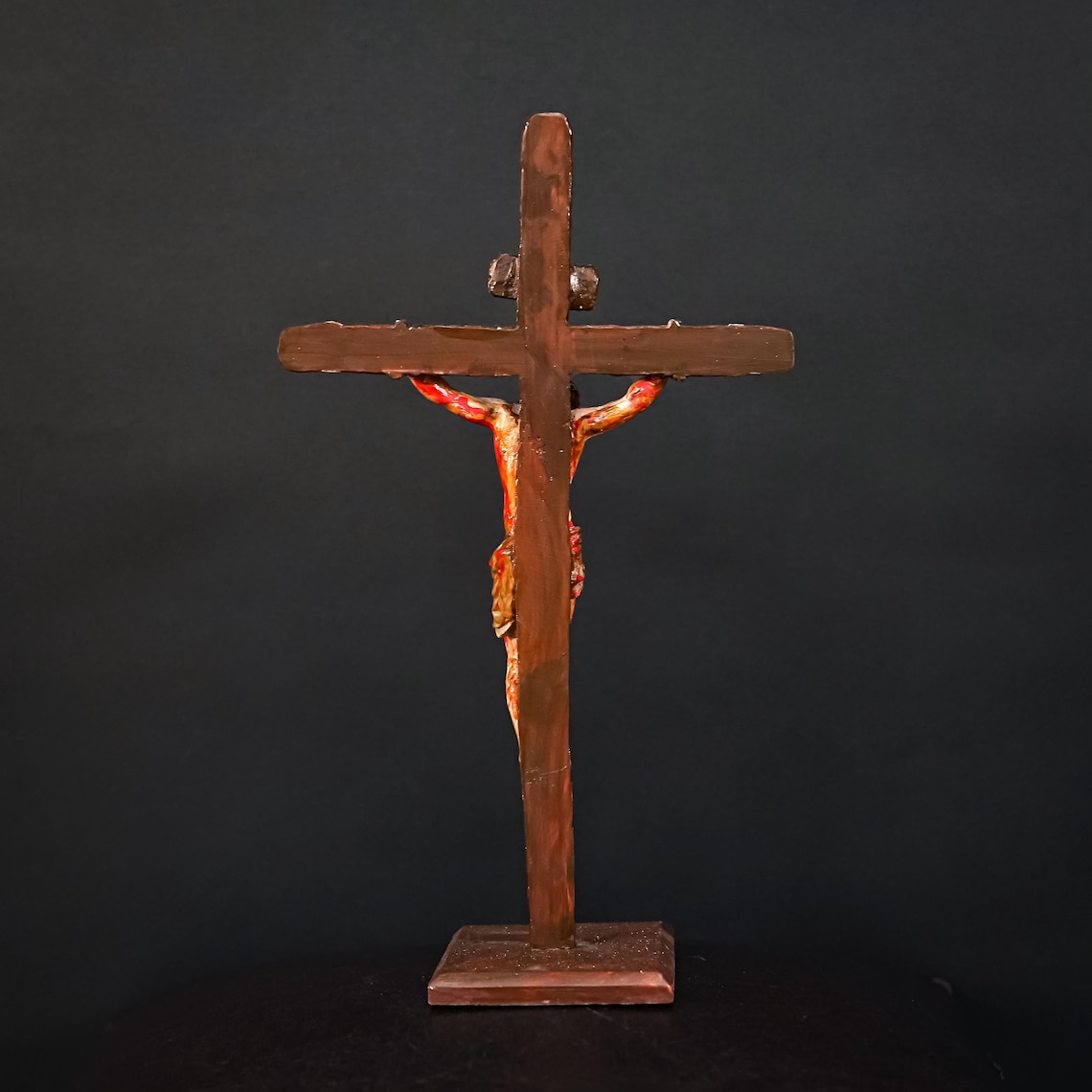 Vintage Large Corpus Christi Jesus Figurine - Jesus Sculpture - Table ...