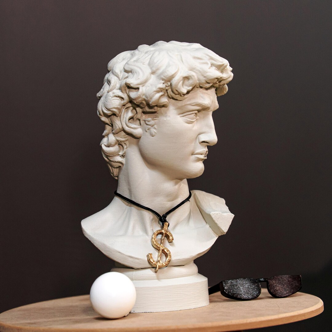 David Sculpture Statue, David Bust Statue, Bust, Greek Bust Statue ...