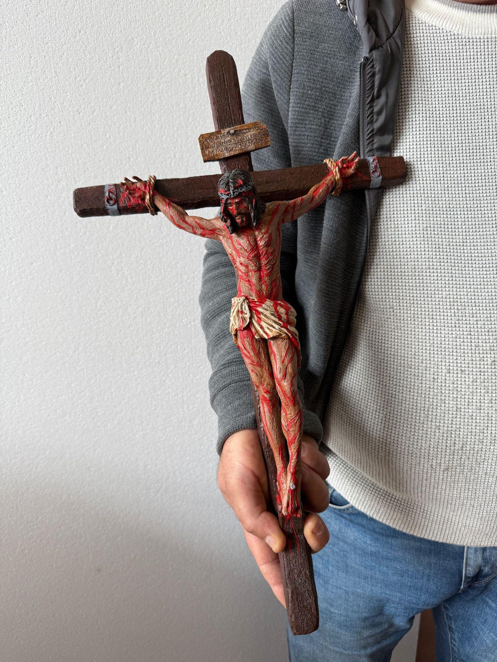 The Passion of Christ, Realistic, Crucifix, 3d Custom Hand Painted ...
