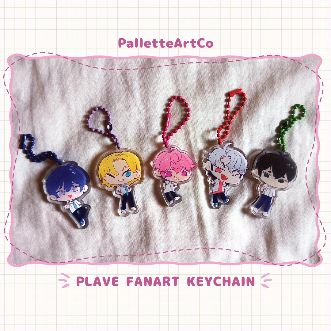 Plave Fanart Acrylic Keychain - Etsy UK