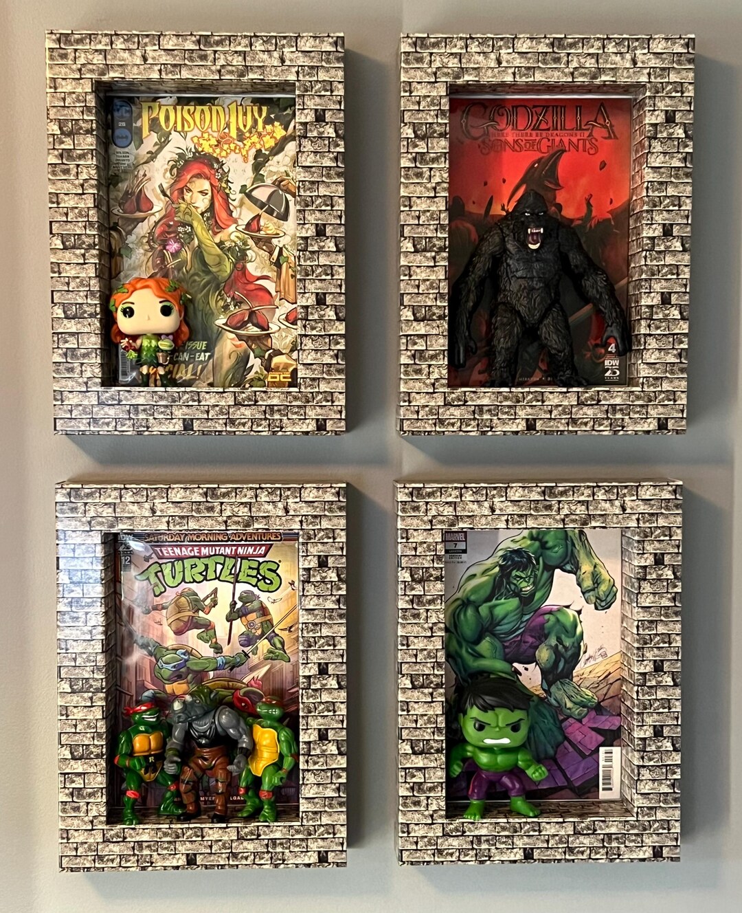 Affordable Shadow Box Frame Decor With Comic Book Slot for Displaying ...