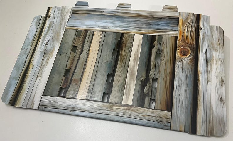 Affordable Rustic Wood Theme Shelving for Miniatures and Small Personal ...