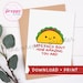 Let's Taco Bout How Amazing You Are | Food Pun Cards | Taco Bout ...