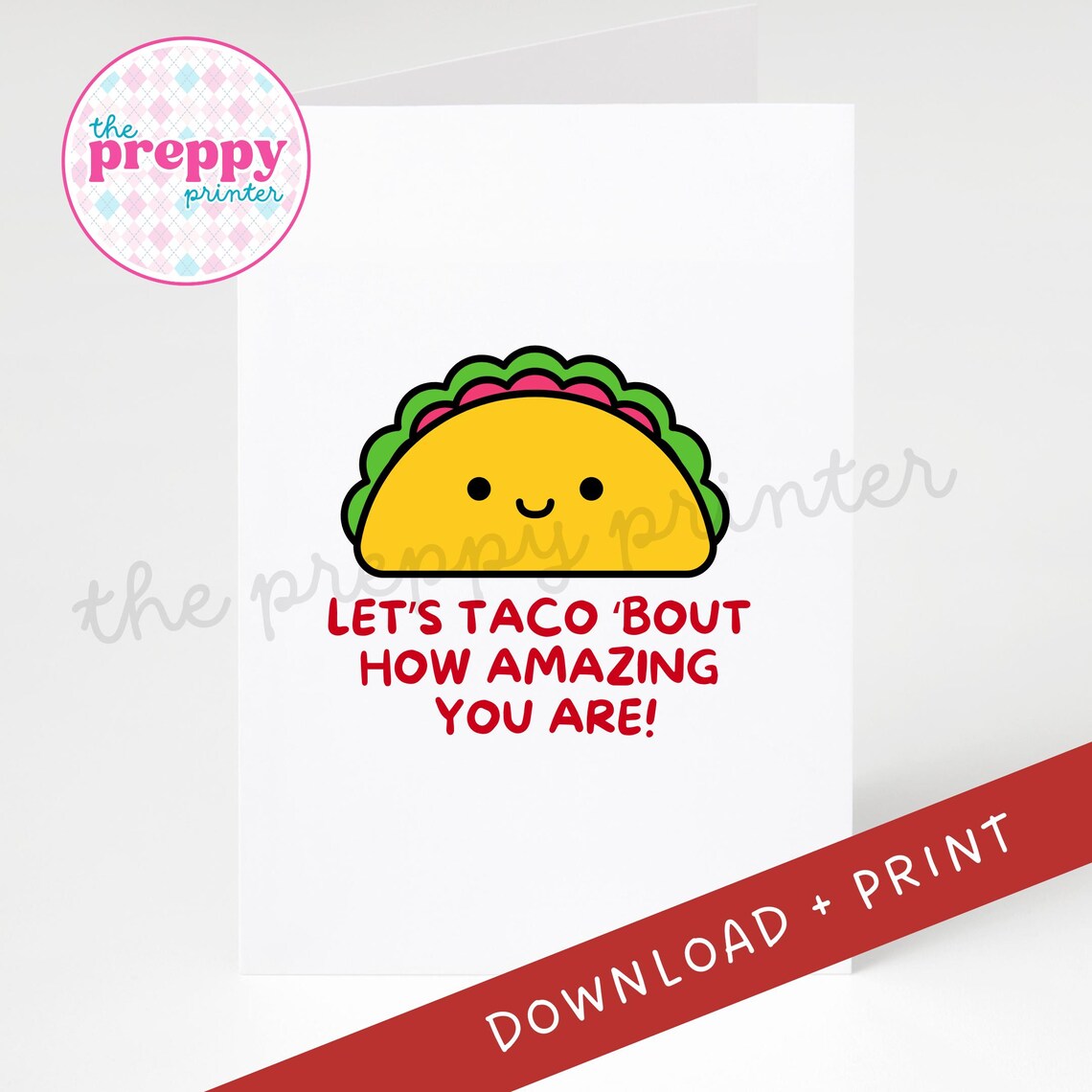 Let's Taco Bout How Amazing You Are | Food Pun Cards | Taco Bout ...
