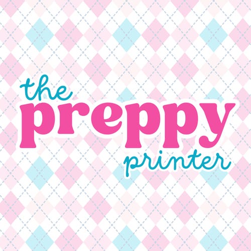 ThePreppyPrinter - Etsy