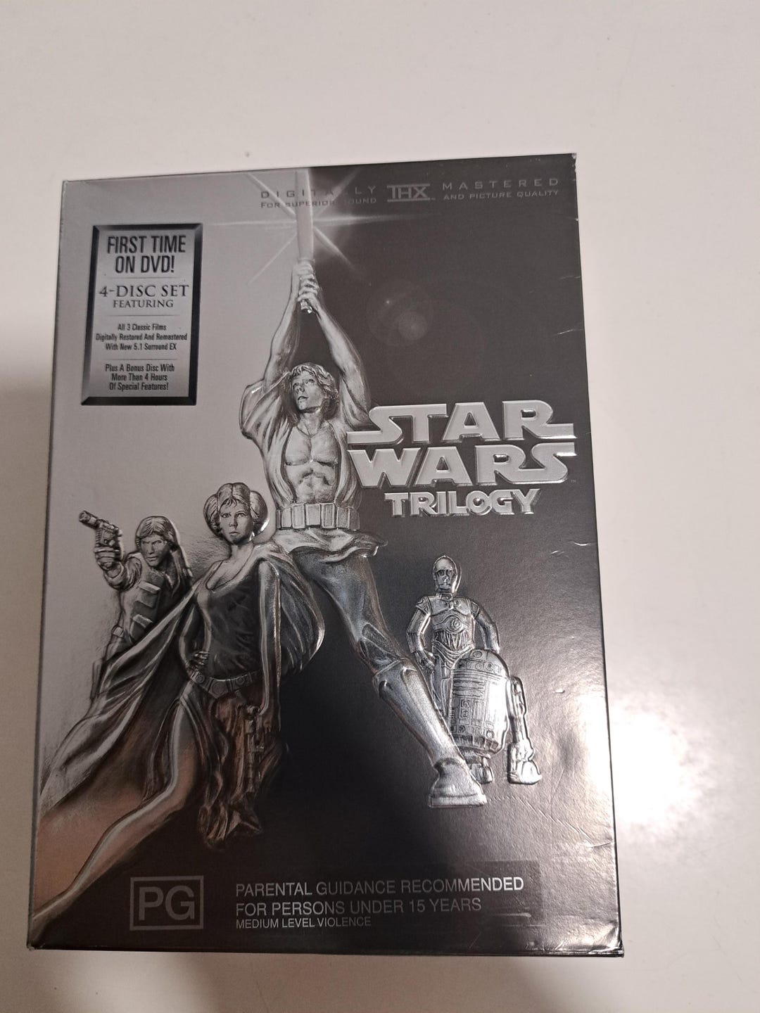 Star Wars Trilogy 4 Disc Box Set - Etsy