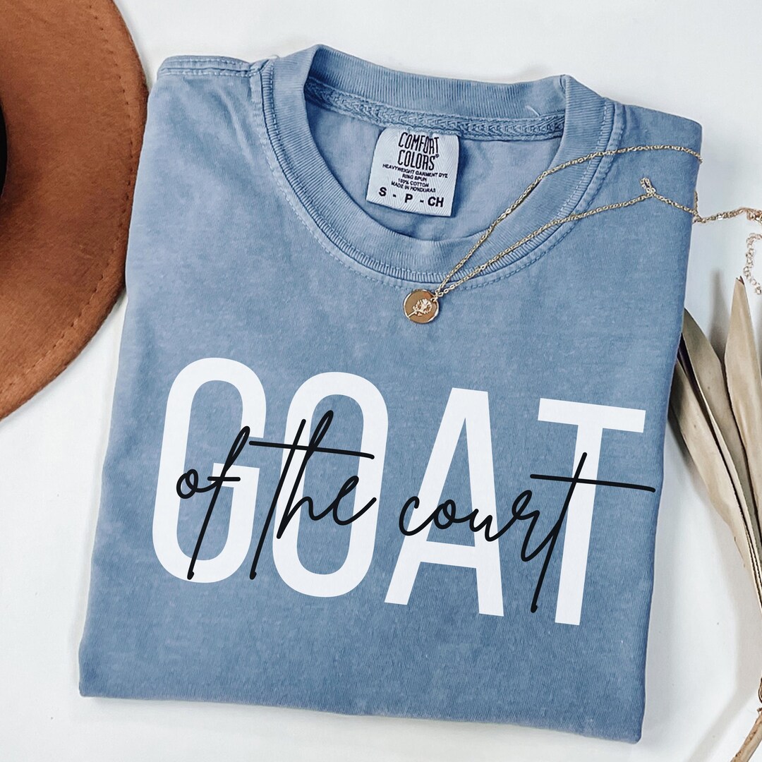 GOAT of the Court Basketball Coach T-shirt Comfort Colors End of Season ...