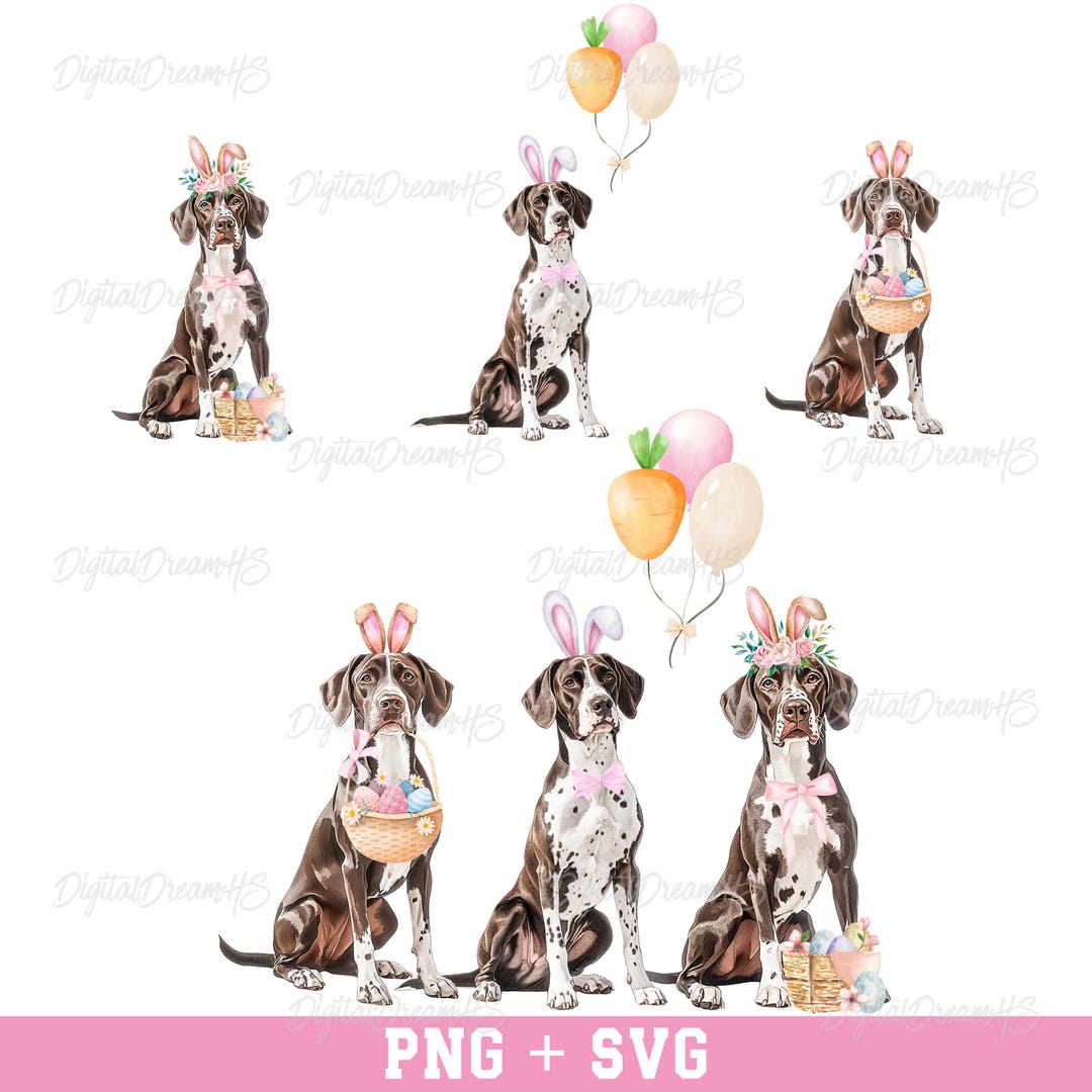 German Short Haired Pointer Png, Watercolor German Short Haired Pointer ...