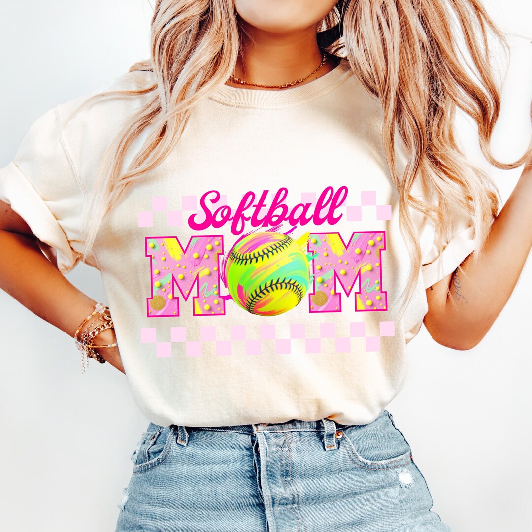 Softball Neon Png, Brushstroke Softball Png, Softball Mama Png ...