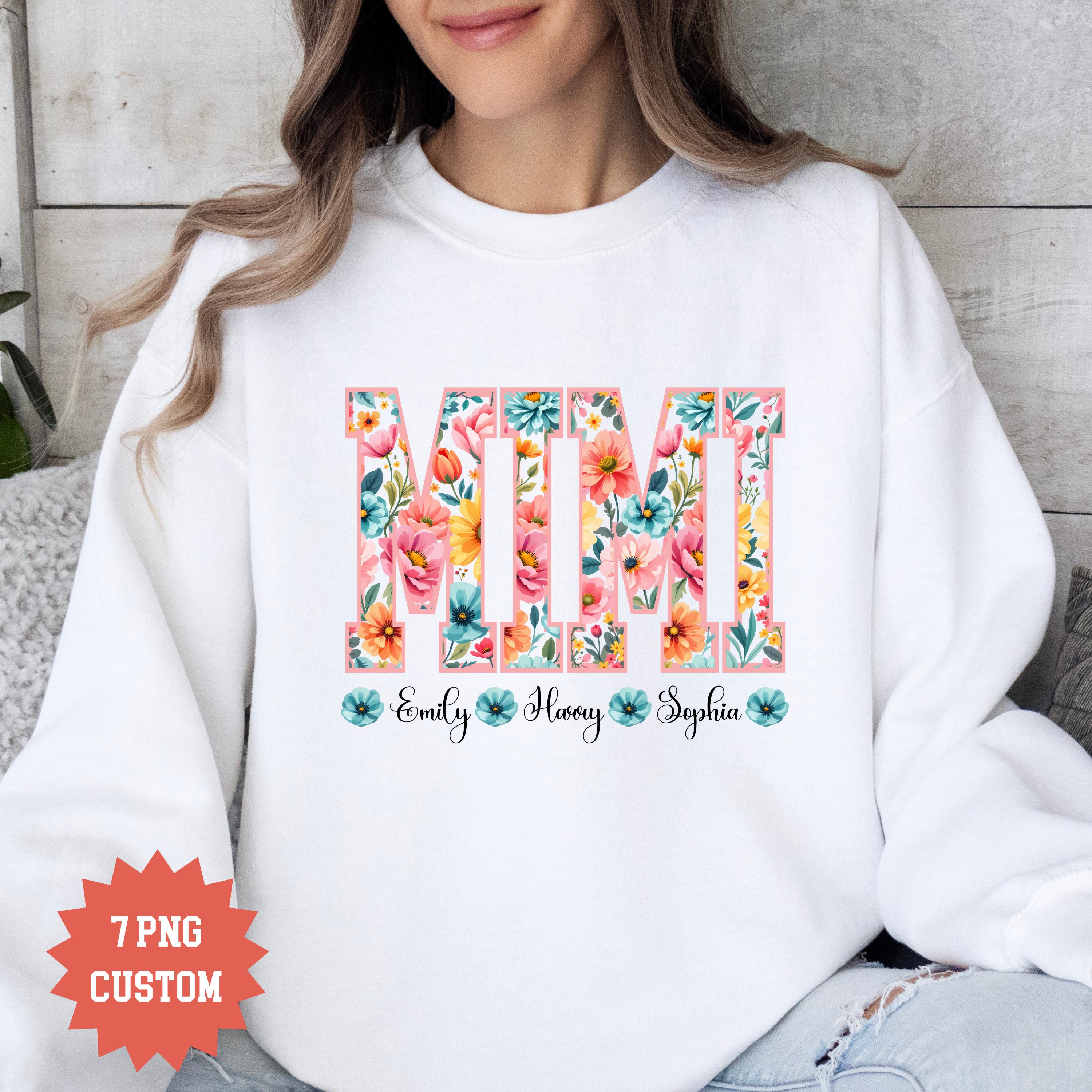 Floral Name PNG Bundle: Custom Family Shirt Design (digital Download ...