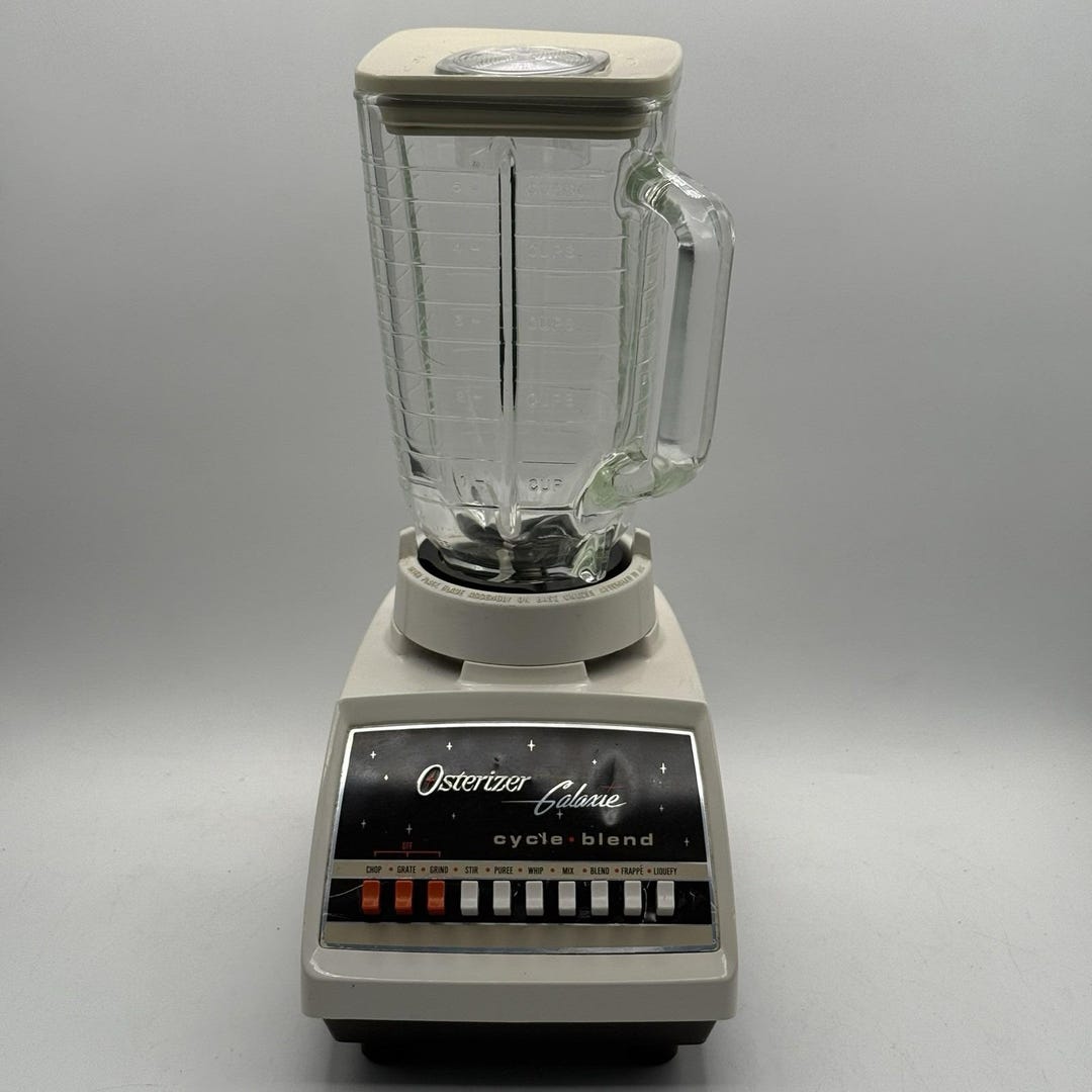Vintage Oster Osterizer Galaxie Cycle Blend 10-speed Blender White ...