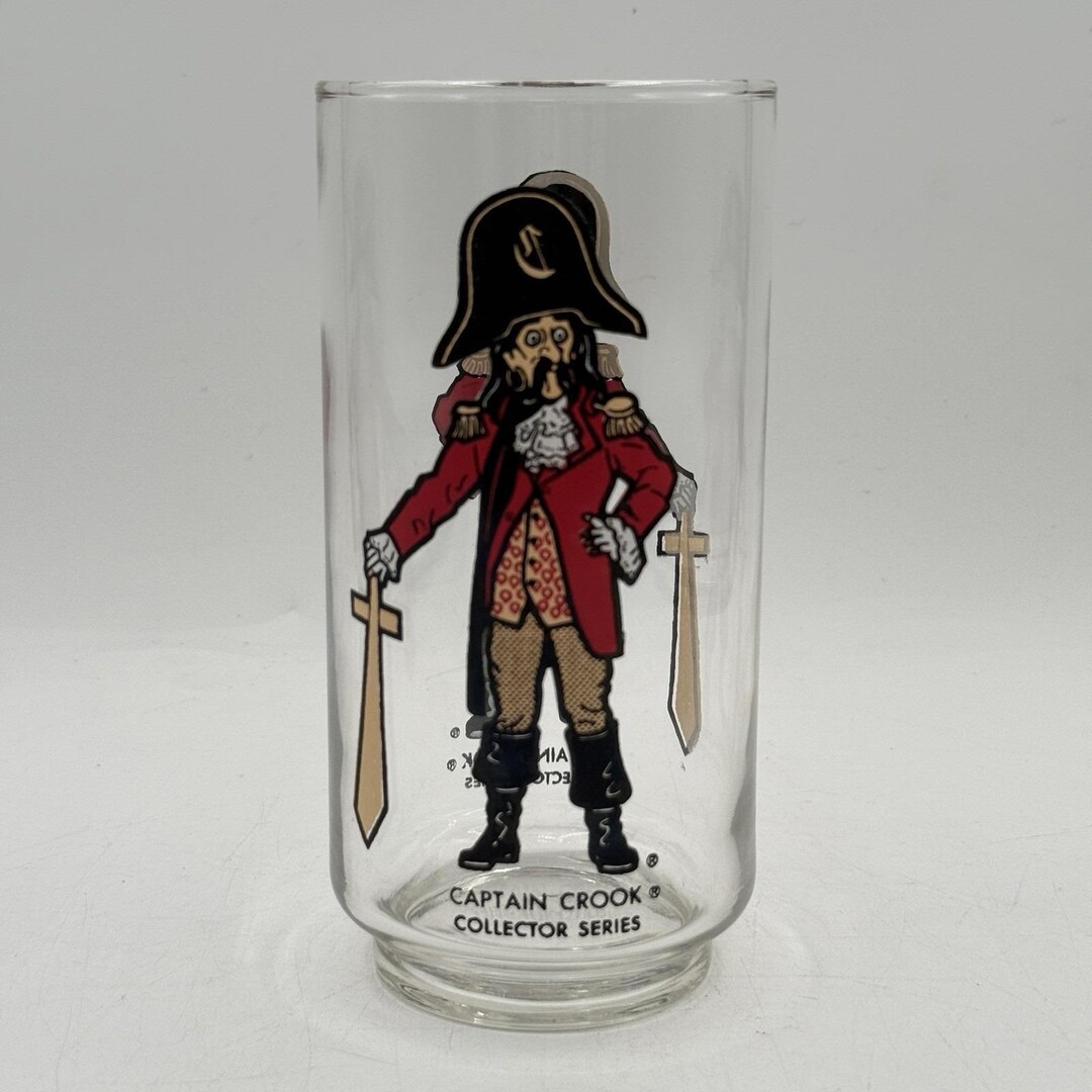 Vintage Mcdonald's 1977 Collector Series 16 Oz. Drinking Glass Captain ...