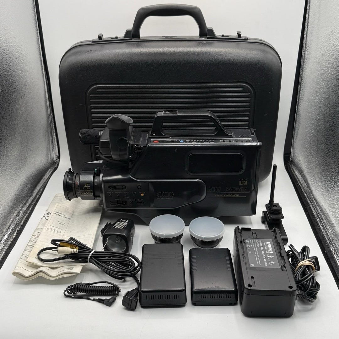 Vintage Sears LXI Series VHS Solid State CCD Video Movie Camcorder W ...