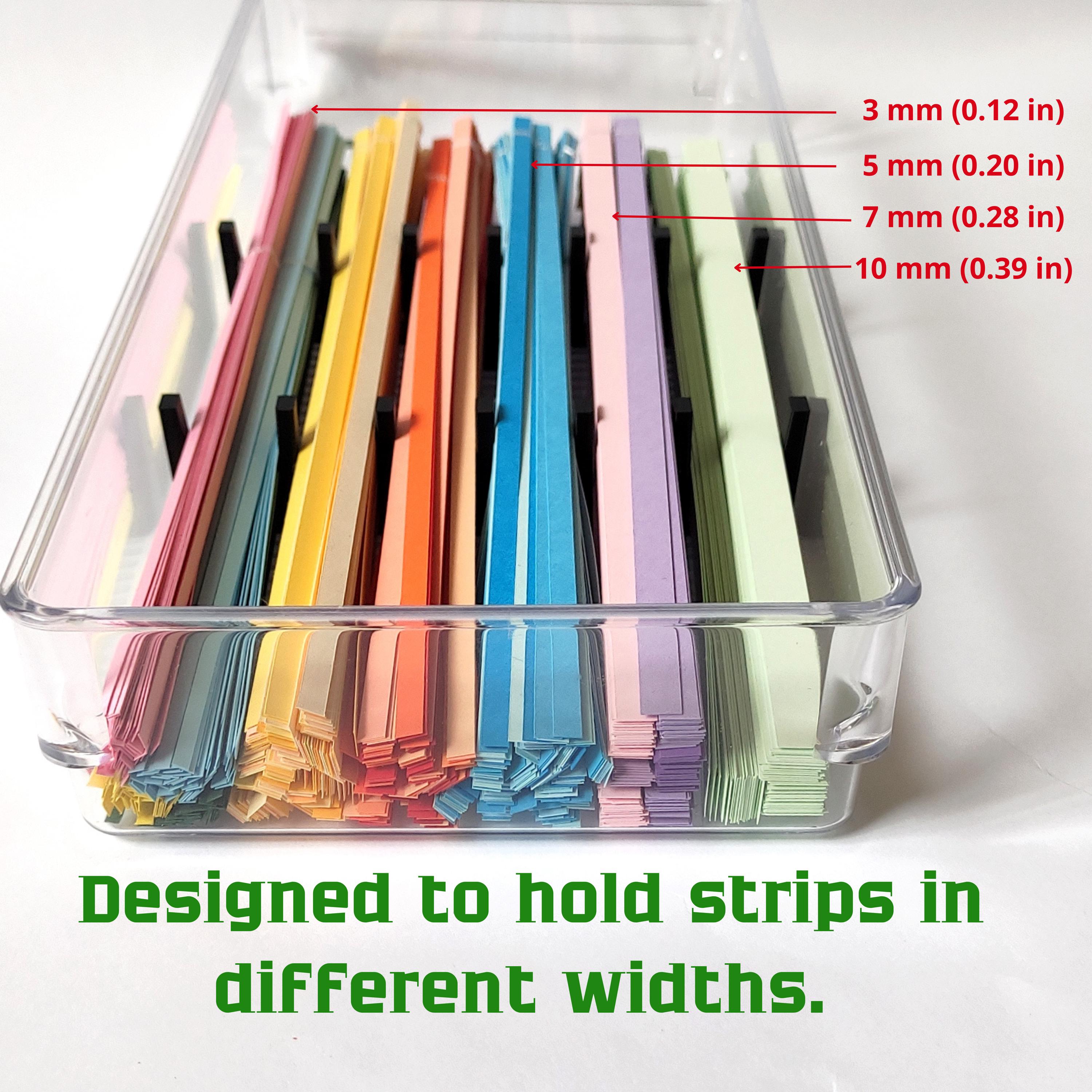 Quilling Paper Storage Tray| Best Place to Store Paper Strips| Craft ...