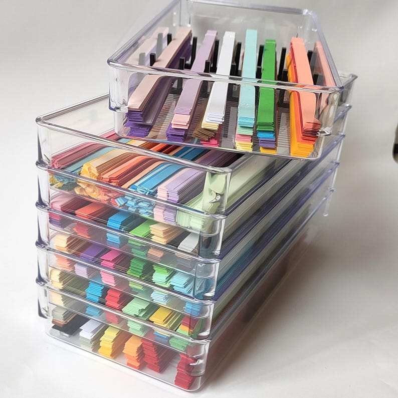 Quilling Paper Storage Tray| Best Place to Store Paper Strips| Craft ...