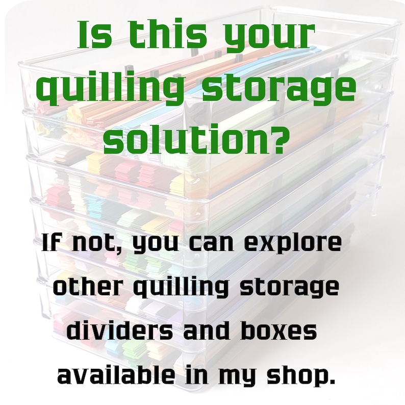 Quilling Paper Storage Tray| Best Place to Store Paper Strips| Craft ...