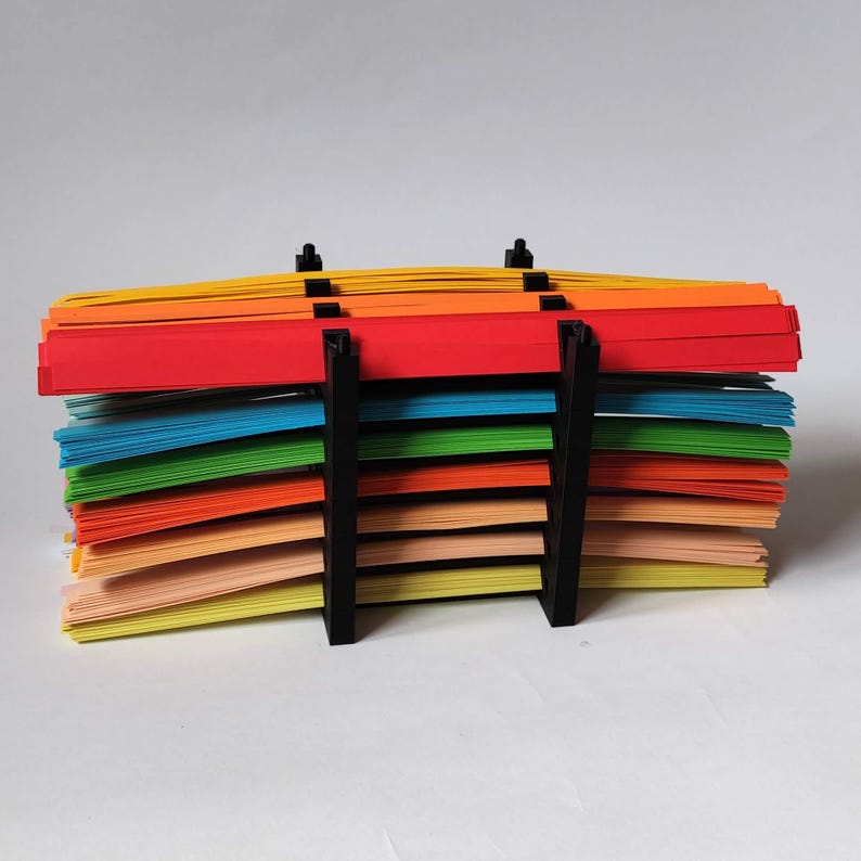 Quilling Paper Strips Organizer - 5-section Divider – Stackable Modules ...
