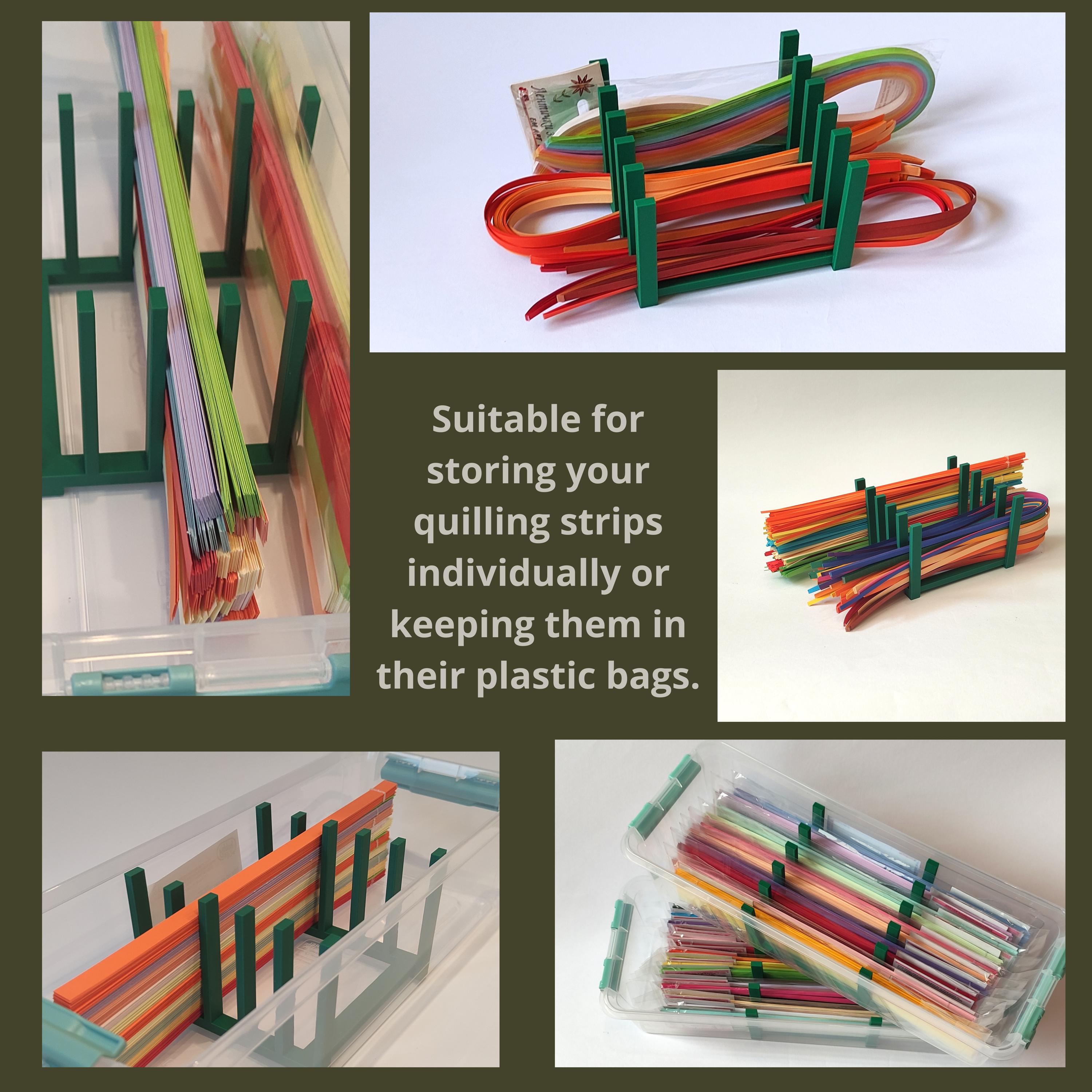 Storage Box for Quilling Paper Strips Organize and Store | Best Place ...