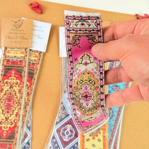Personalized Turkish Rug Bookmark: Traditional Woven Design - Etsy