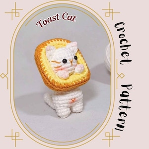 Crochet Pattern Cat Toast - Etsy