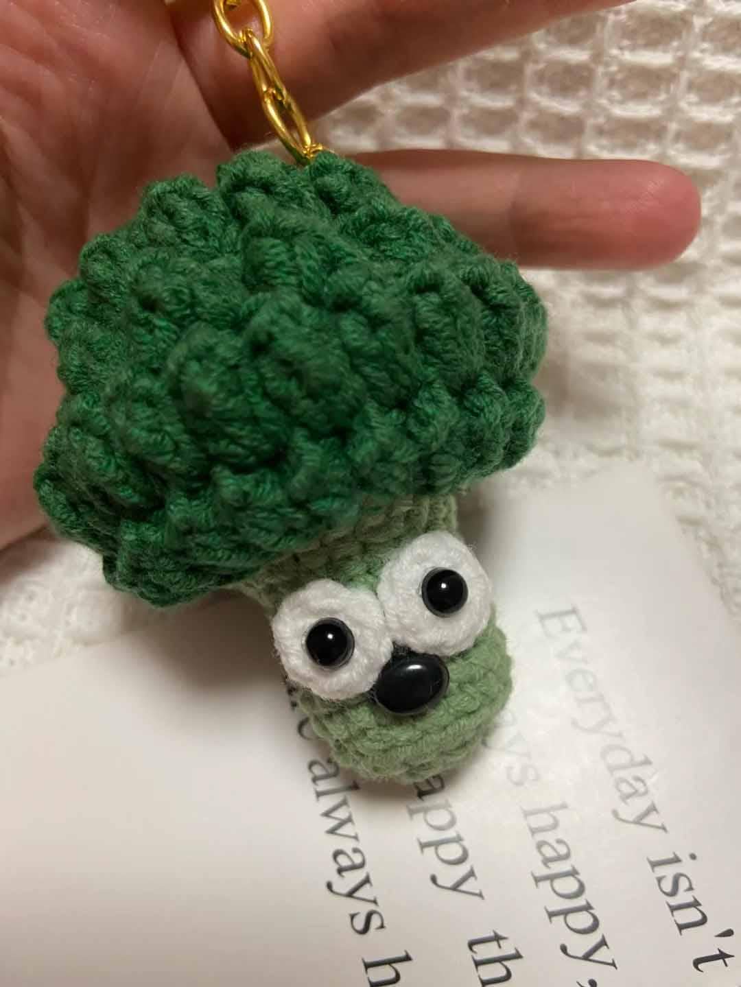 NO SEW Broccoli Crochet Pattern Easy Green Vegetable Fruit Amigurumi ...