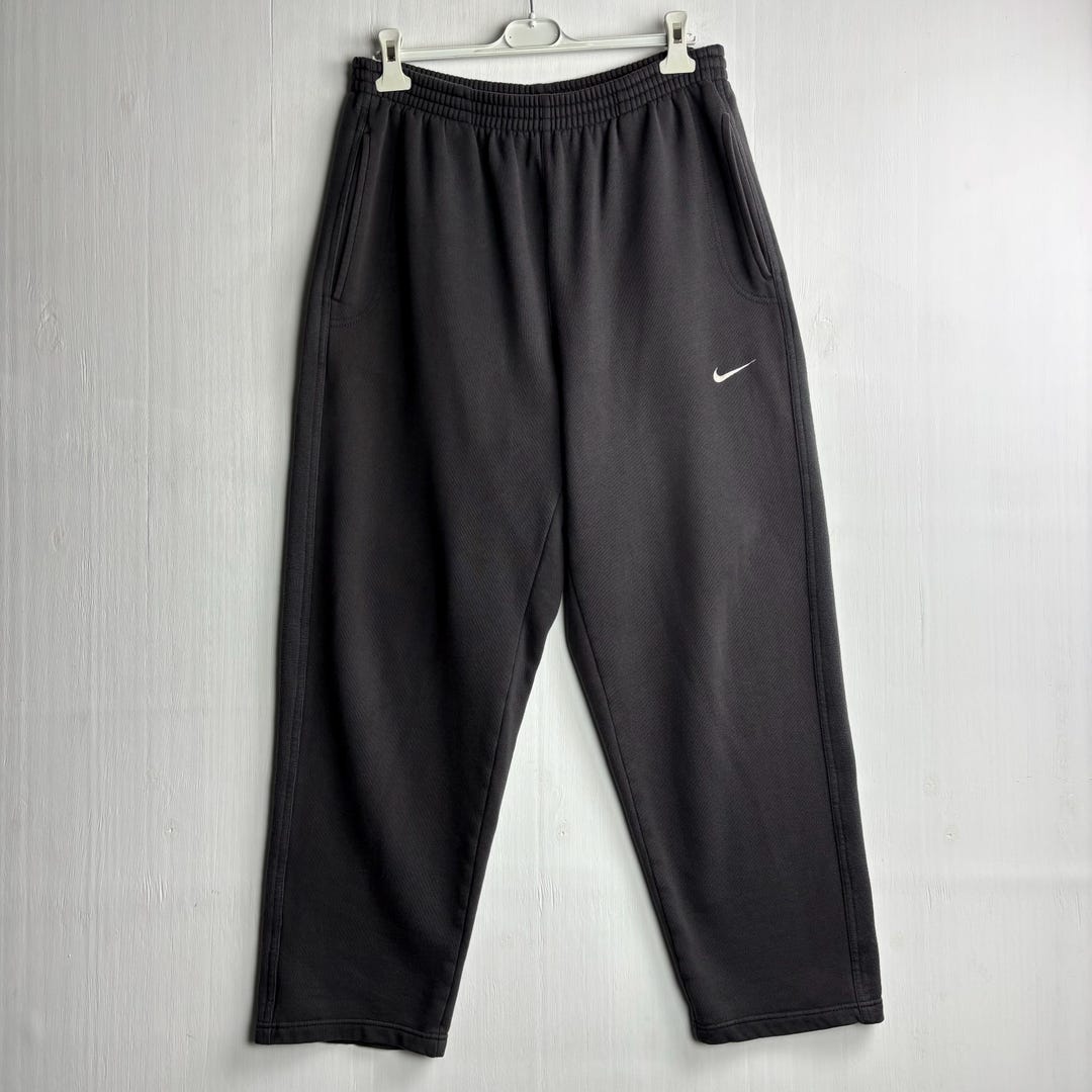Nike Vintage 90s Mens Track Pants Buggy Size L Gray - Etsy
