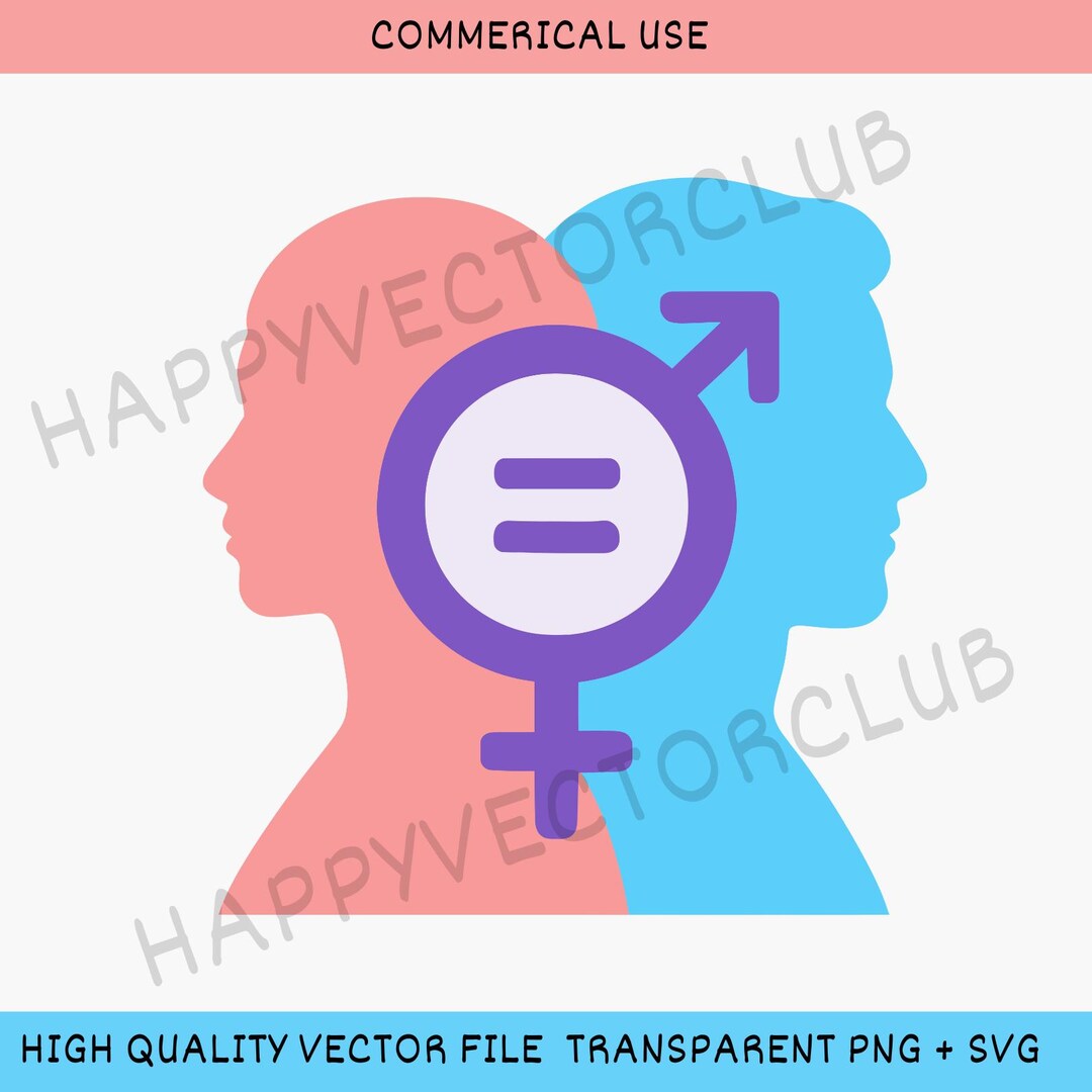 Gender Equality SVG PNG Digital Download for Feminist Shirt Designs ...