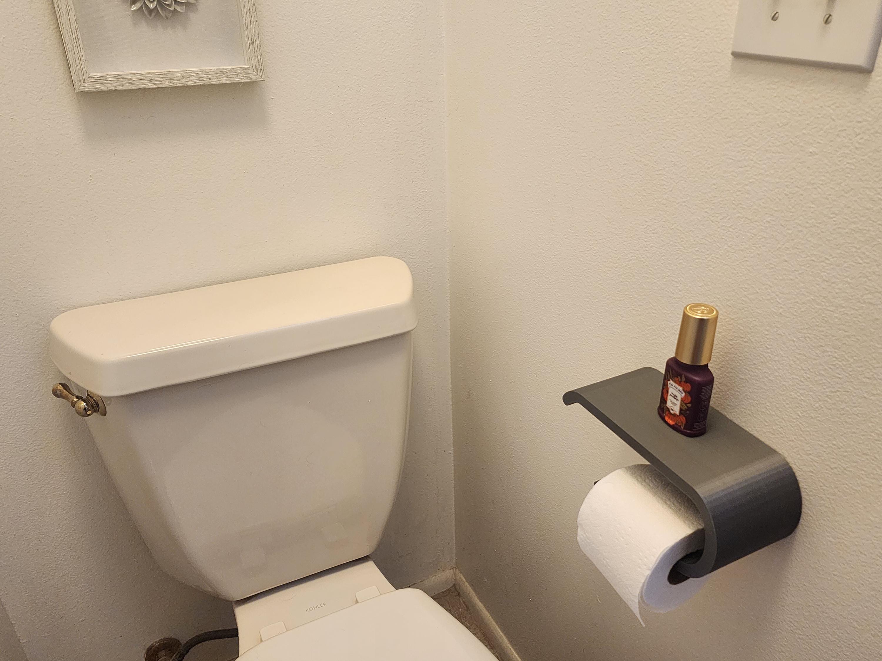 Modern PLA Toilet Paper Holder With Cell Phone Shelf | RV Friendly - Etsy