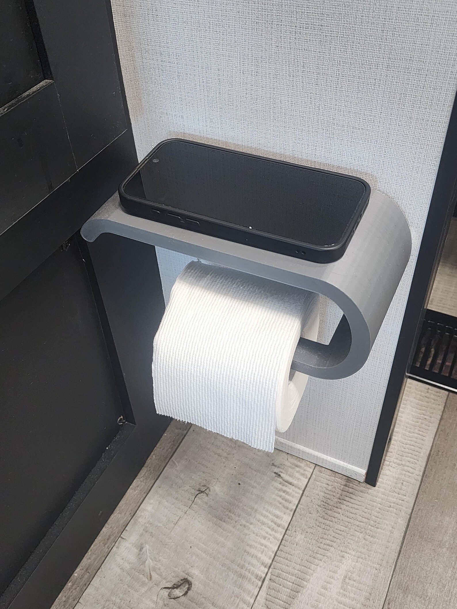 Modern PLA Toilet Paper Holder With Cell Phone Shelf | RV Friendly - Etsy