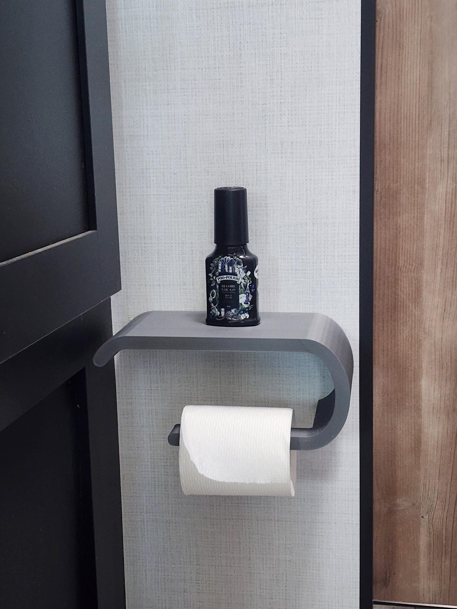 Modern PLA Toilet Paper Holder With Cell Phone Shelf | RV Friendly - Etsy