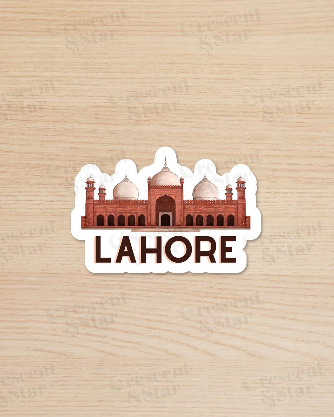 Lahore Badshahi Mosque Sticker - Etsy