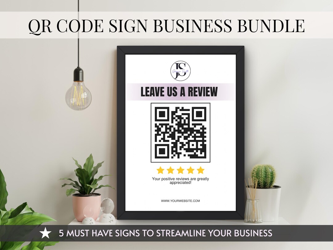 QR Code Sign for Small Business Vendor Booth Payment Sign Scan to Pay ...