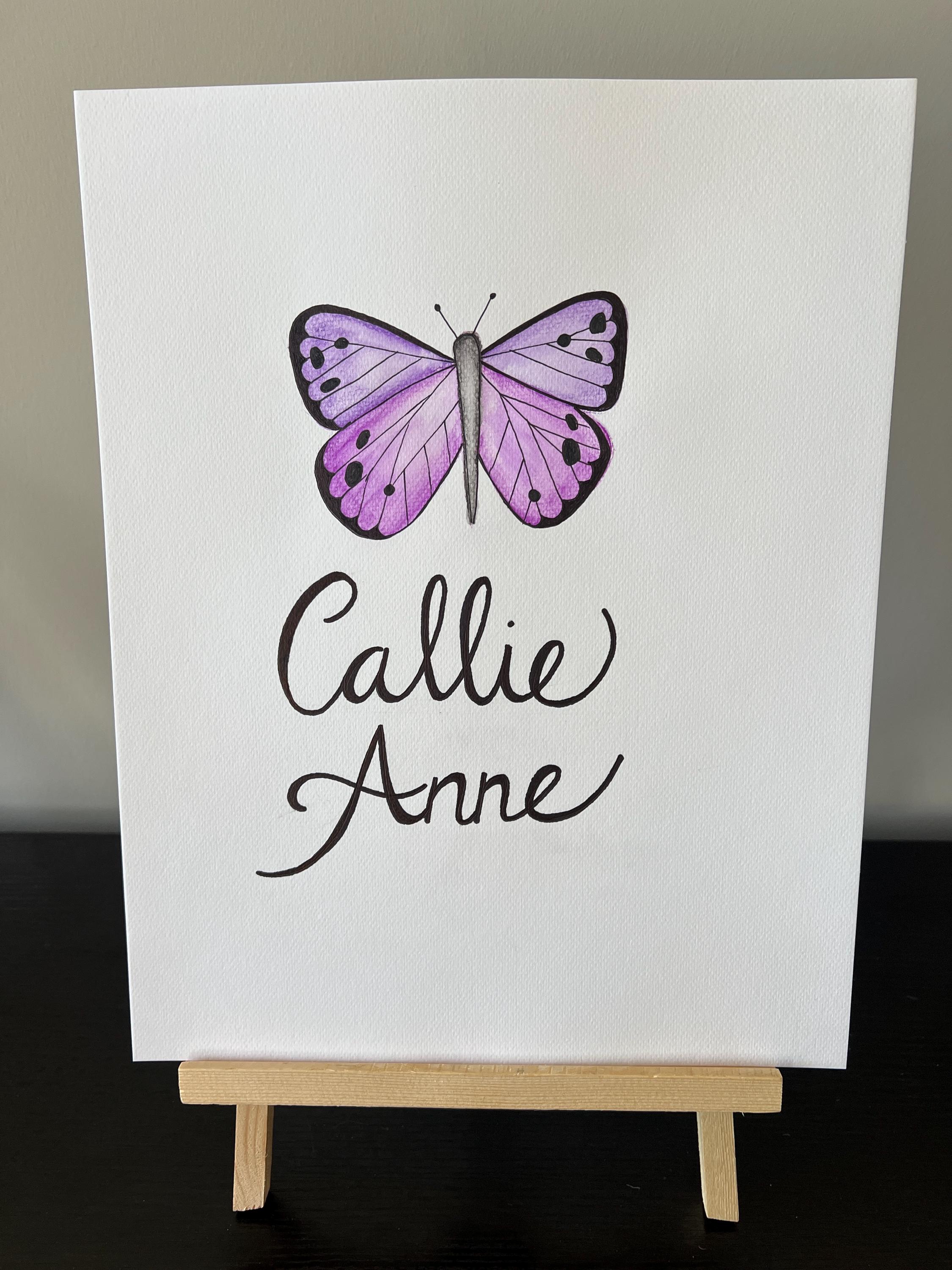 Personalized Watercolor Kid Name Signs - Etsy