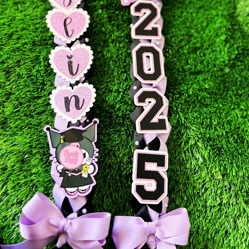 Purple and Black Graduation Lei 2025 - Etsy