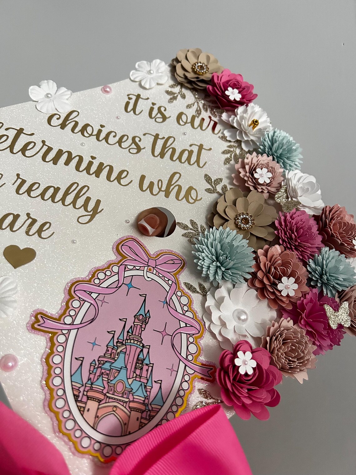 Castle Graduation Cap Topper - Etsy