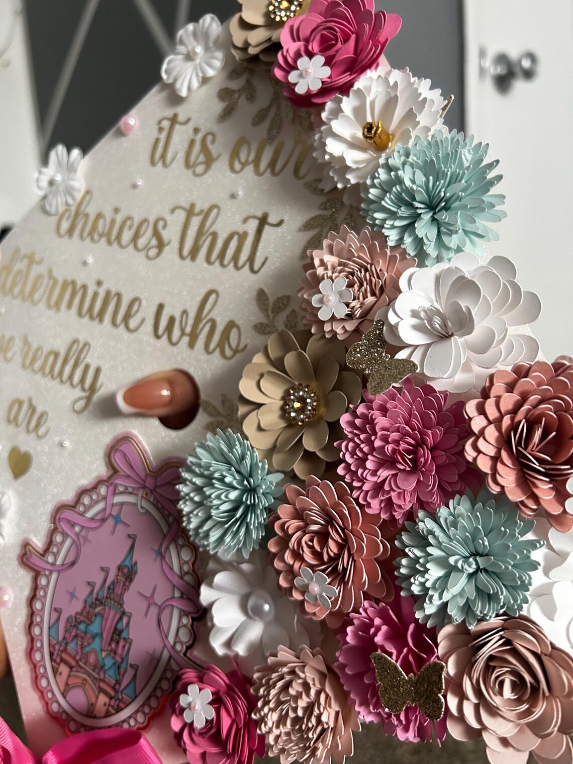 Castle Graduation Cap Topper - Etsy