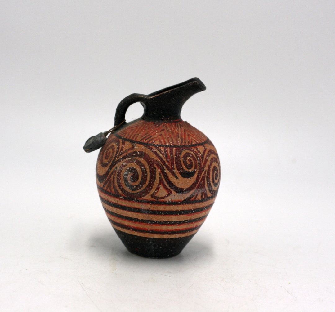 Vintage Greek Pottery Vase Reproduction - Etsy