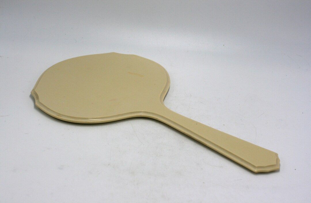 Vintage Ivory Pyralin Du Barry Hand Mirror With Beveled Glass - Etsy