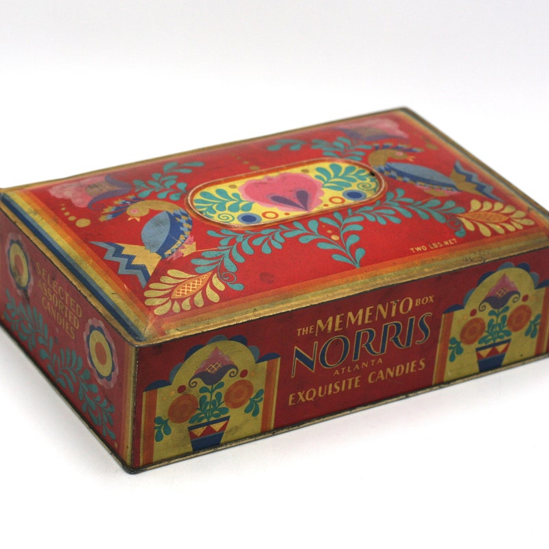 Tin Candy Box - Etsy