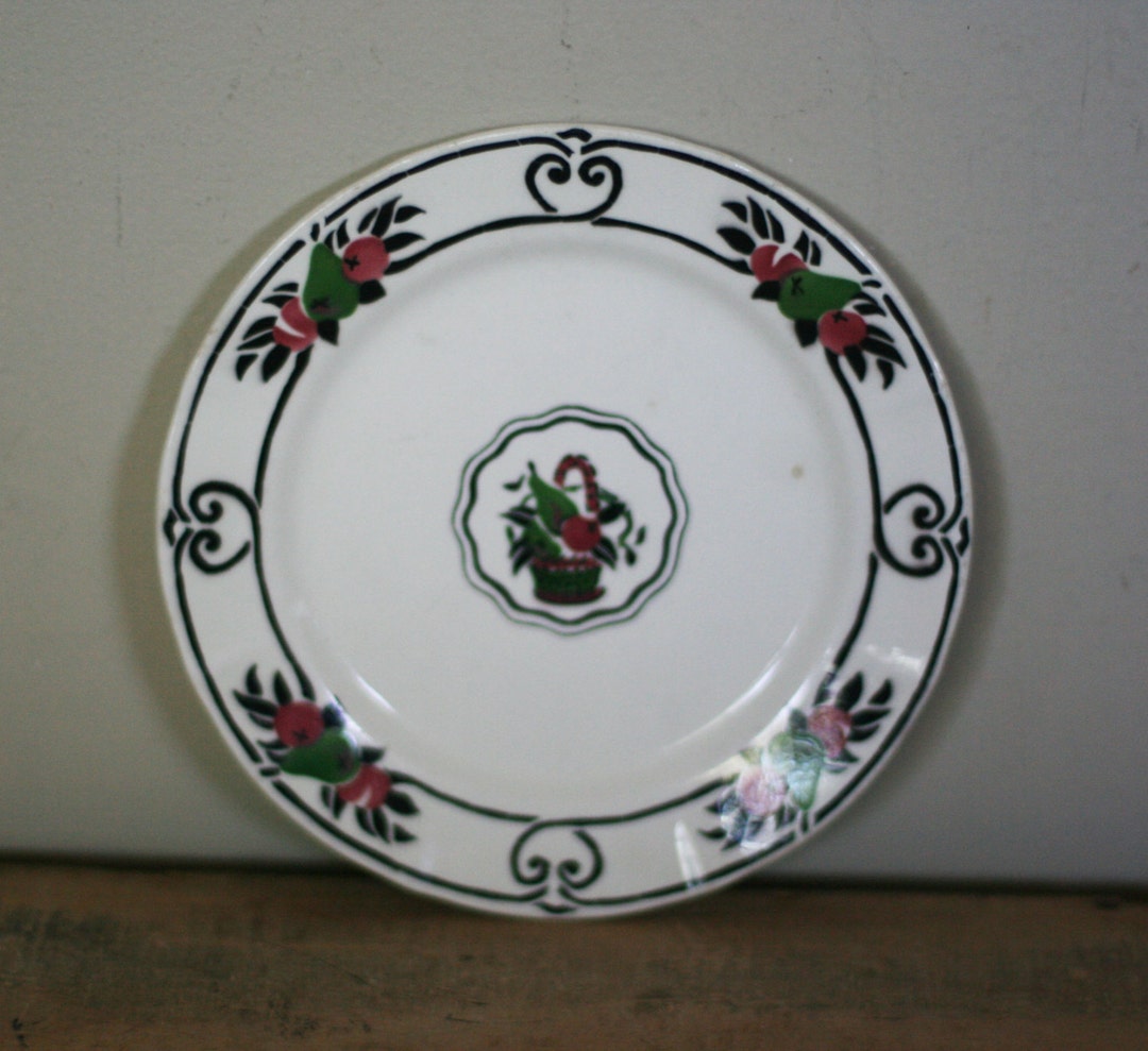 Vintage Keramis Bread and Butter Plate Melba Pattern Made in Belgium - Etsy