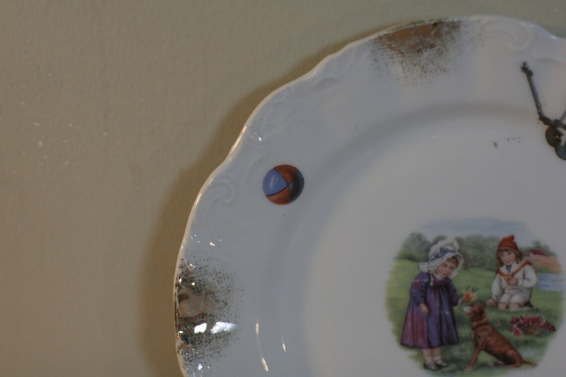 Vintage Ceramic Childs Plate - Etsy
