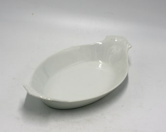 NEW Apilco Porcelain Oval Au Gratin Baker 14in Made in France 12 - Etsy