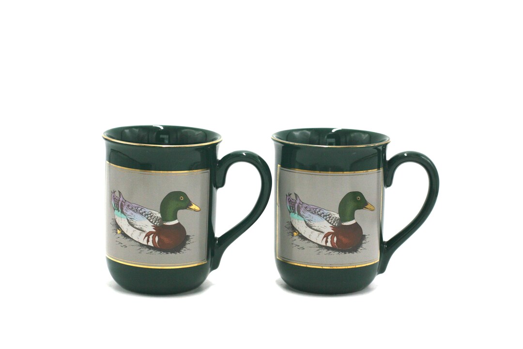 Vintage Otagiri Mallard Coffee Mugs Set of Two Made in Japan - Etsy