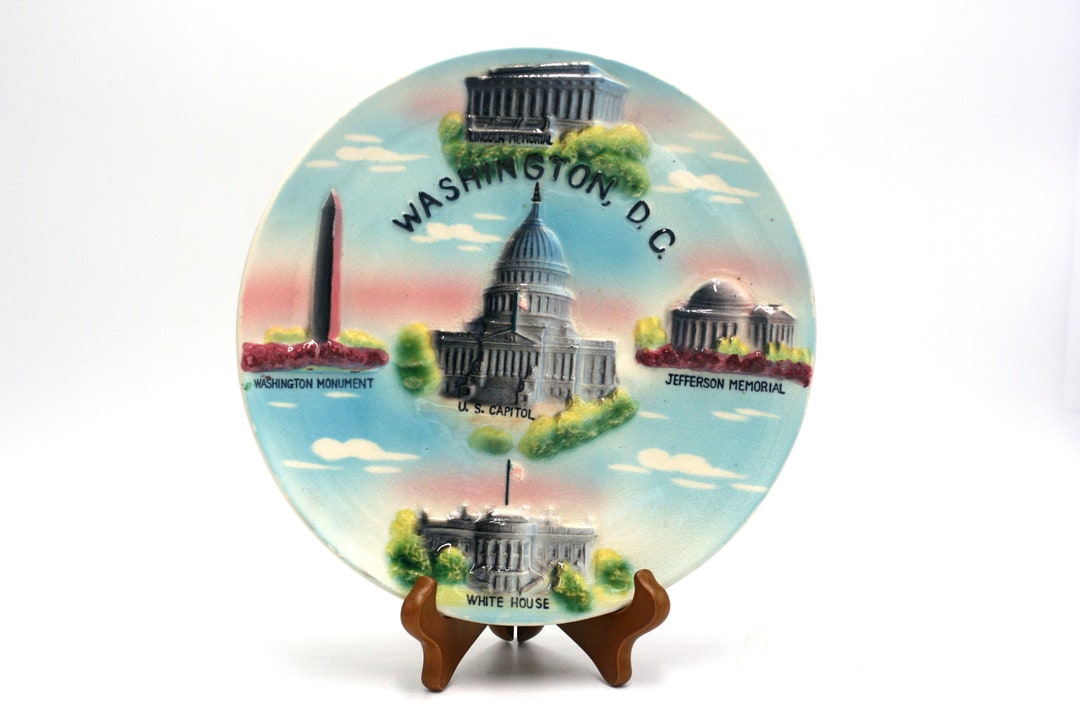 Vintage Washington D.C. Souvenir Plate Nov. Co. Made in Japan - Etsy